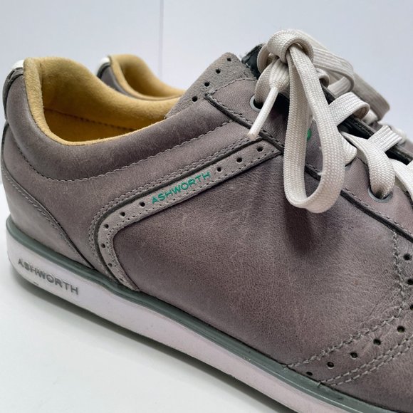 Ashworth | Shoes | Ashworth Cardiff 2 Adc Golf Shoes Gray Leather Size ...